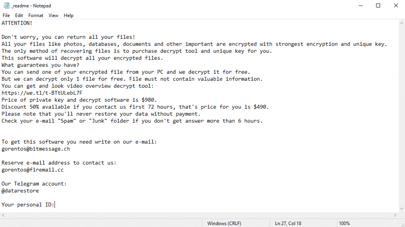 SSOI Virus (.ssoi File) Ransomware – Hapus & Dekripsi File